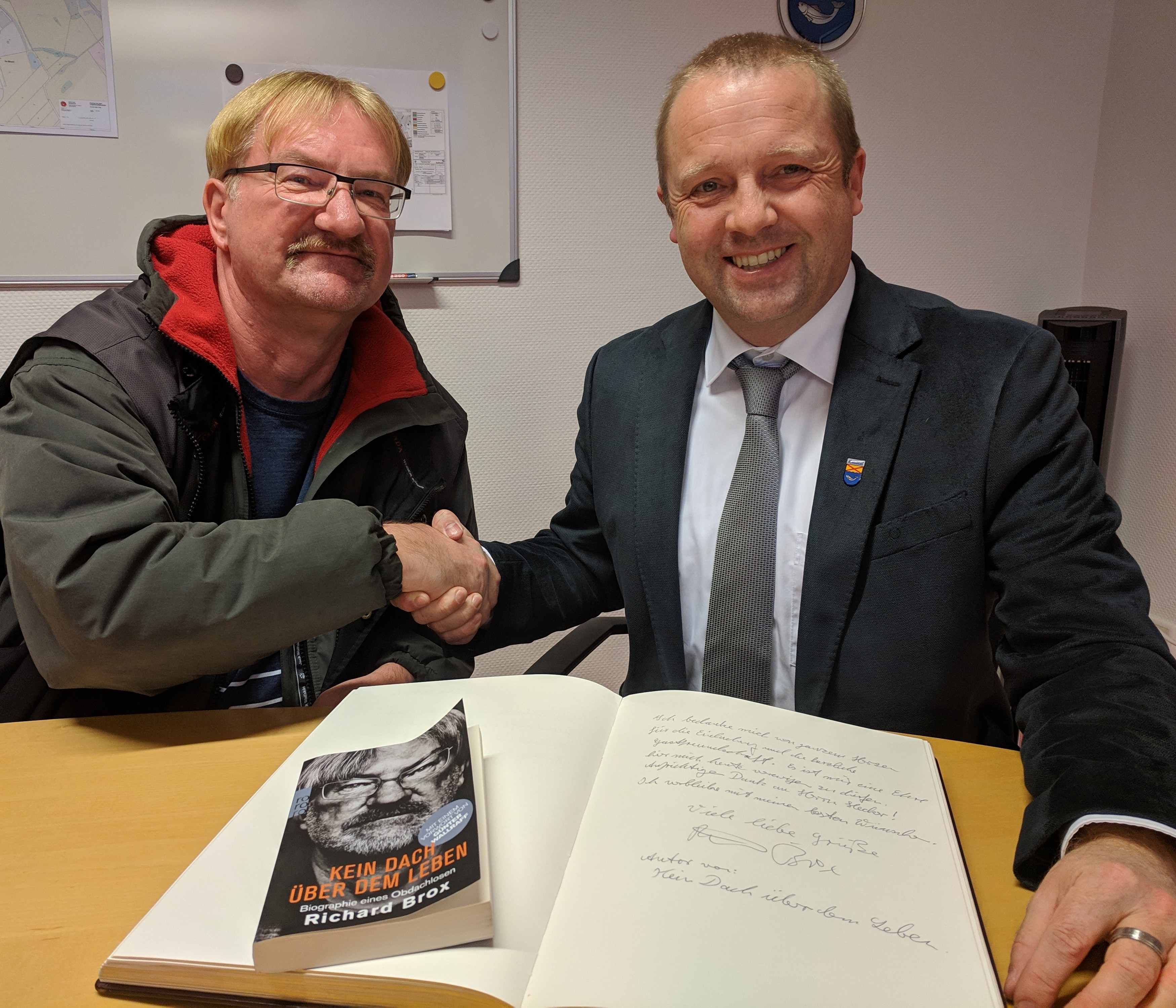 Bewegende Lesung mit Richard Brox